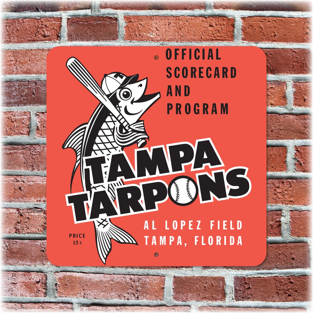 Retro Tampa Tarpons Minor League Baseball Sign - Etsy