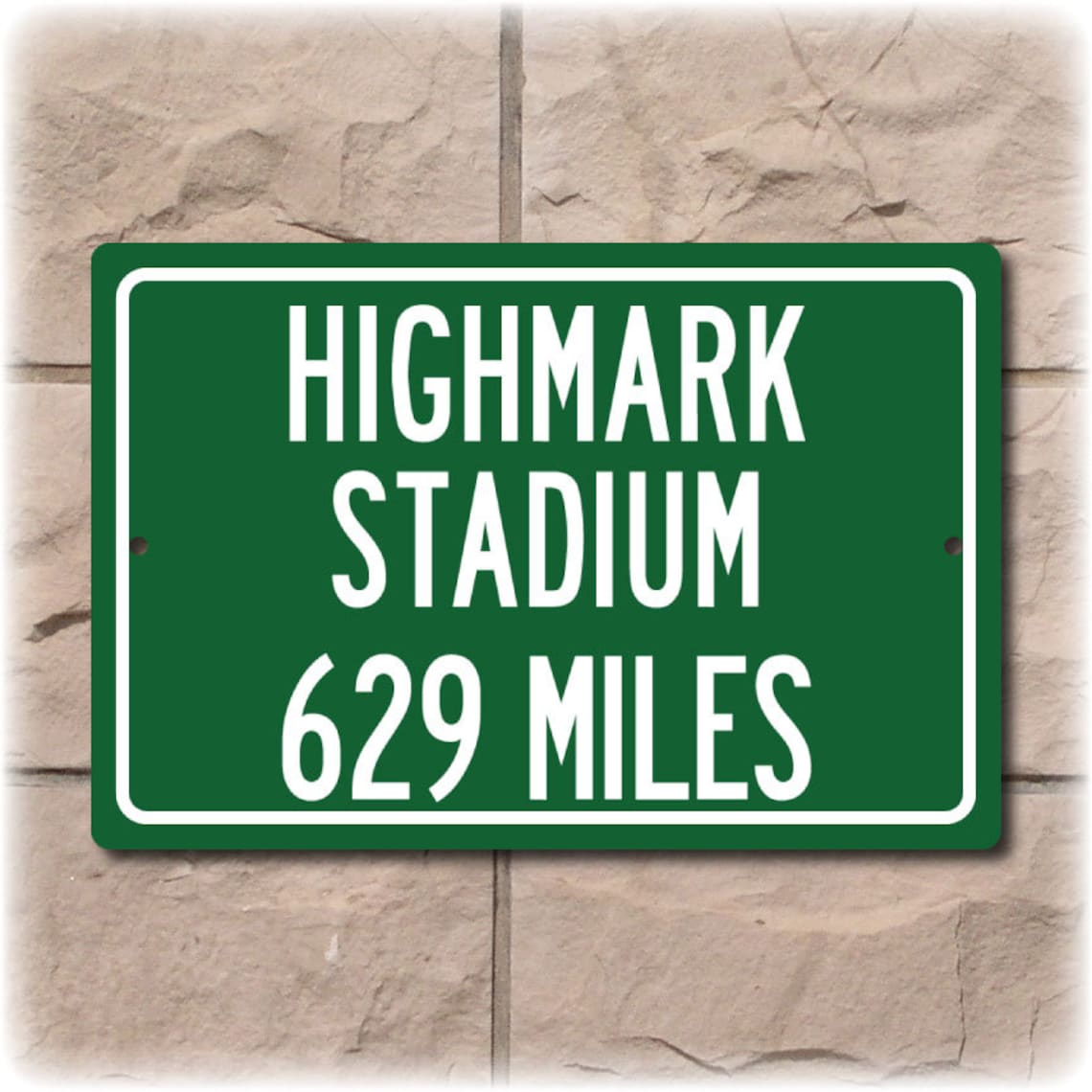 Personalized Highway Distance Sign To: Highmark Stadium, Home of the ...
