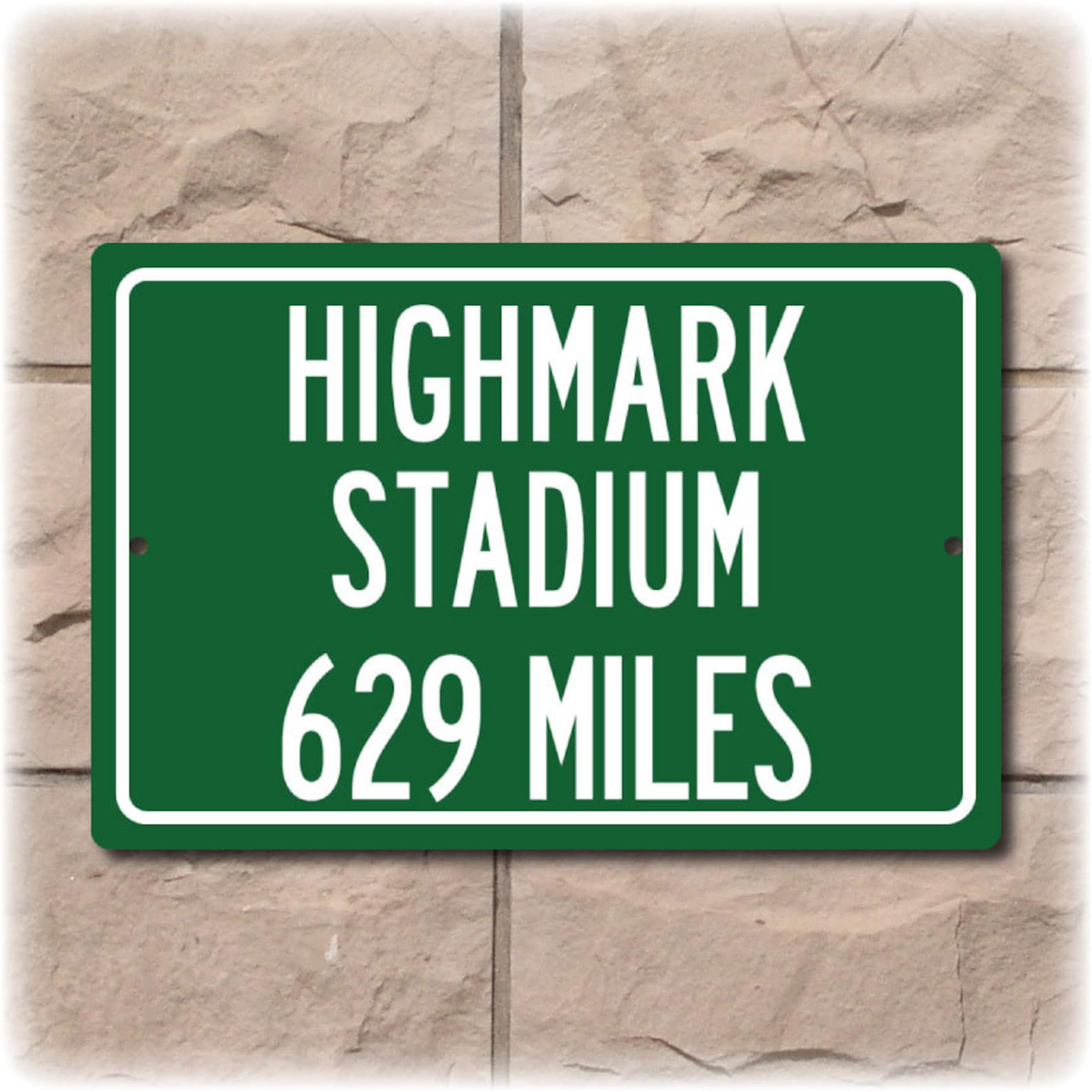 Personalized Highway Distance Sign To: Highmark Stadium Home | Etsy
