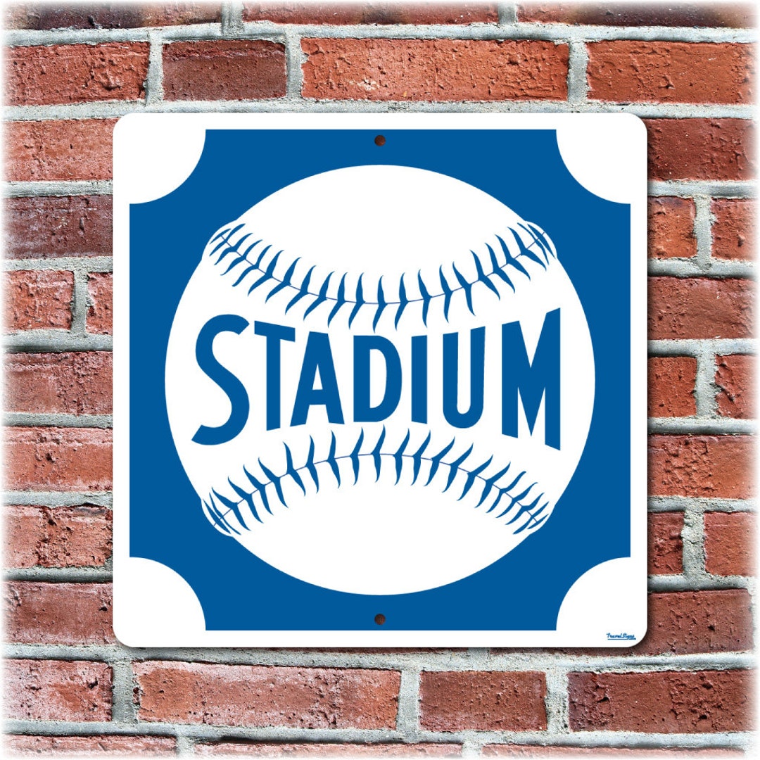 Retro Dodger Stadium Direction Sign, Home of the Los Angeles Dodgers - Etsy