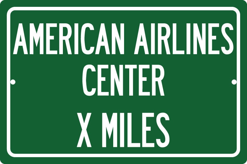 Personalized Highway Distance Sign To: American Airlines - Etsy