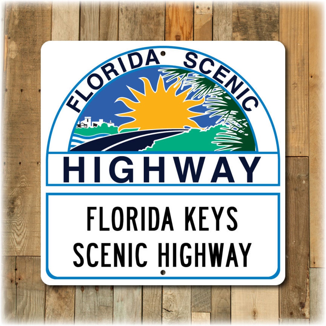 Florida Scenic Highway Sign - Florida Keys - Etsy