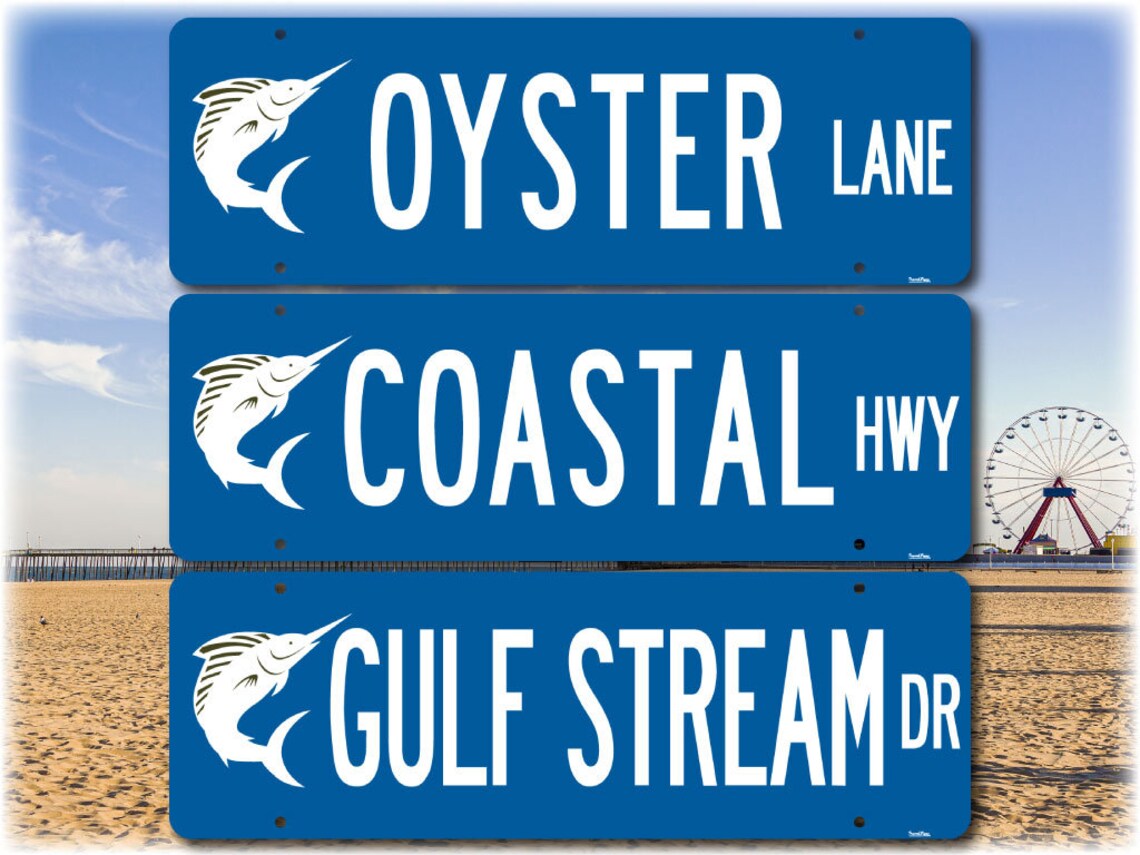 Ocean City Maryland Street Signs | Etsy
