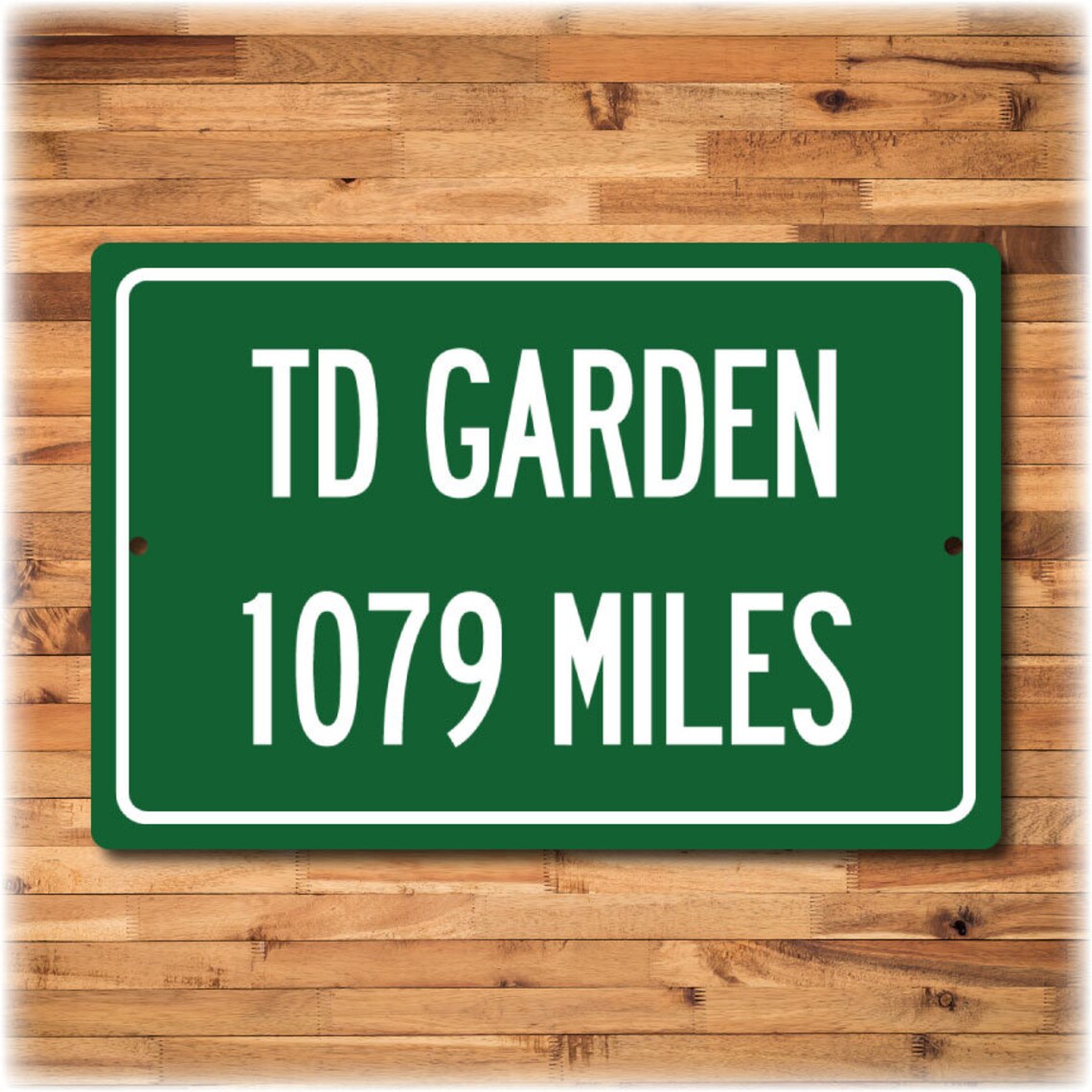 Personalized Highway Distance Sign To: TD Garden Home of the - Etsy
