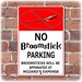 No Broomstick Parking Sign - Etsy