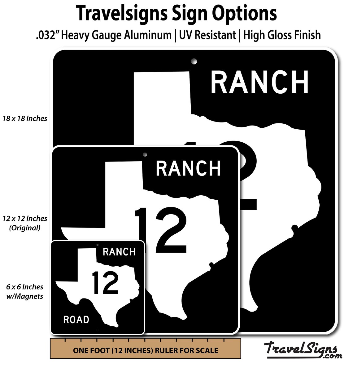 Custom Texas Ranch Road Sign: Rustic Metal Farmhouse Decor - Etsy
