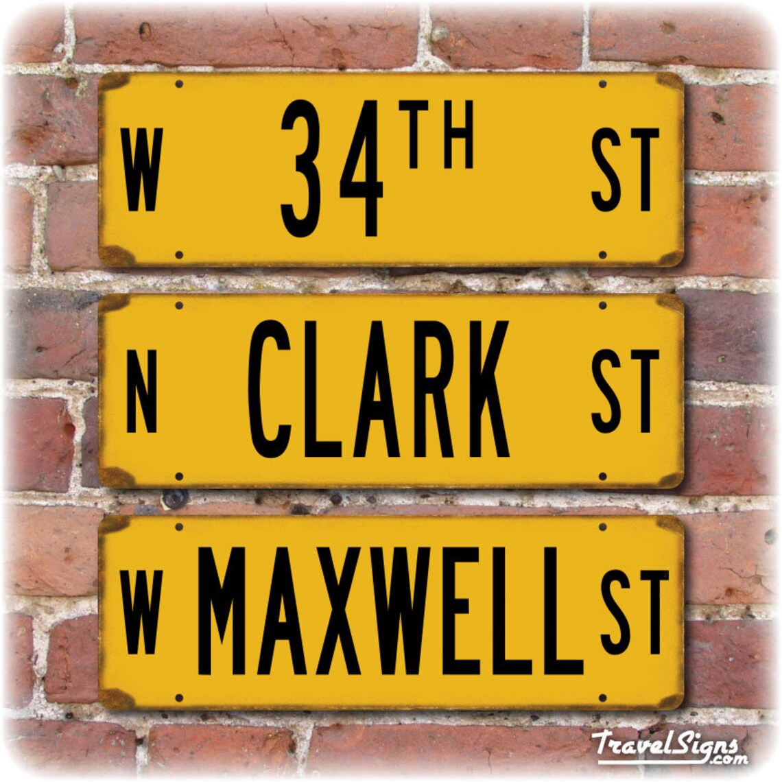 Vintage Chicago Street Signs - Etsy