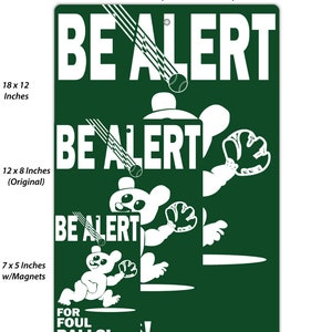 Wrigley Field Foul Ball Sign - Etsy