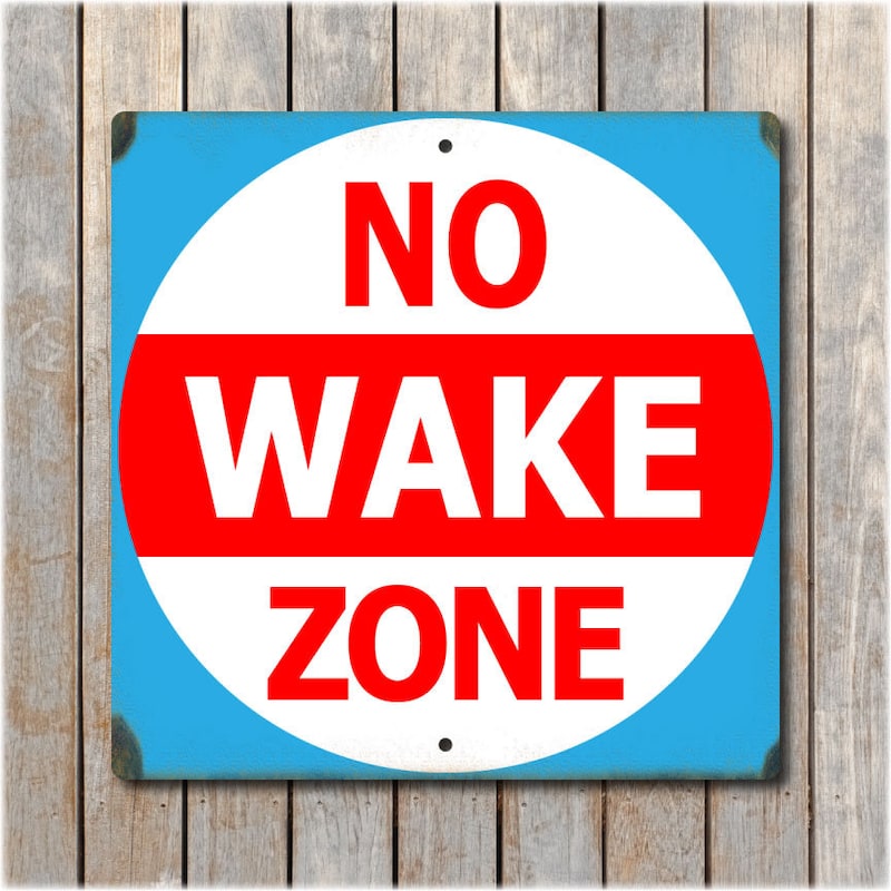 No Wake Zone - Etsy
