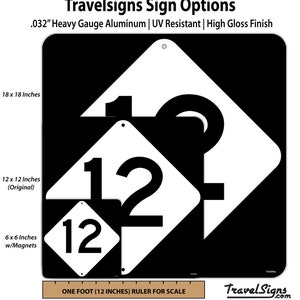 Personalized North Carolina Highway Sign (NC-12 Shown) - Etsy