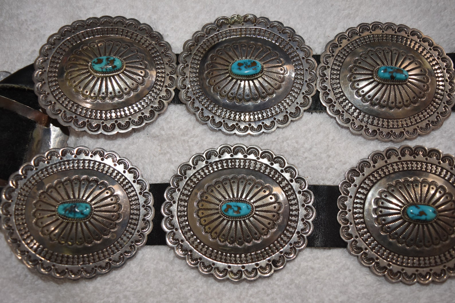 Huge Gorgeous Vintage Navajo Silversmith Chris Charley Blue - Etsy