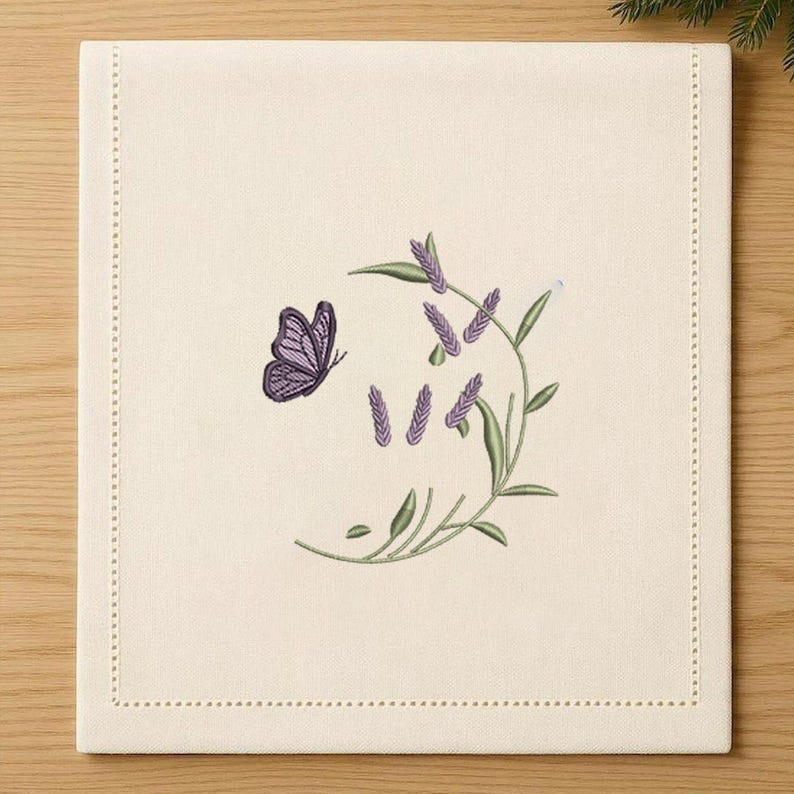 Set 17 Lavender Flower Bouquet Embroidery Designs, Floral Lavender ...