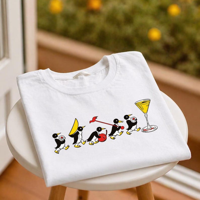 Penguin Martini Baby Tee, Girls Trip Beach Vacation Shirt, Summer ...