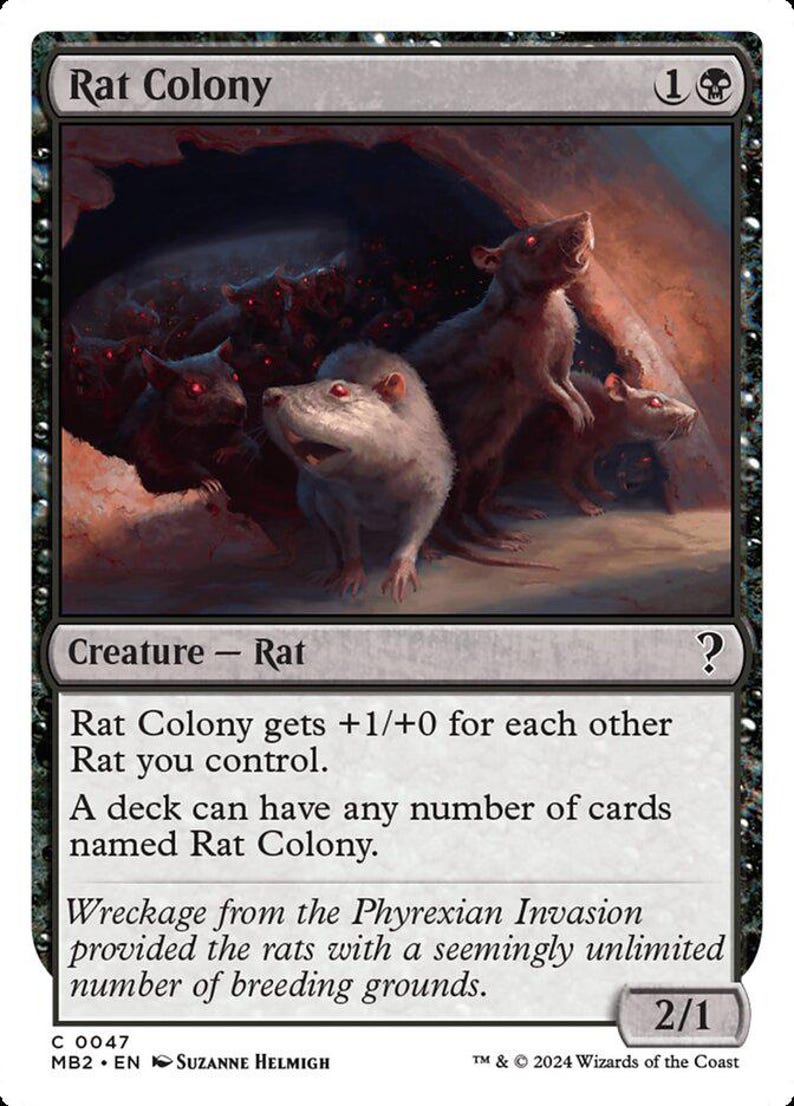 Custom TCG Card Rat Colony - Proxy, Sleeve Ready! - Etsy