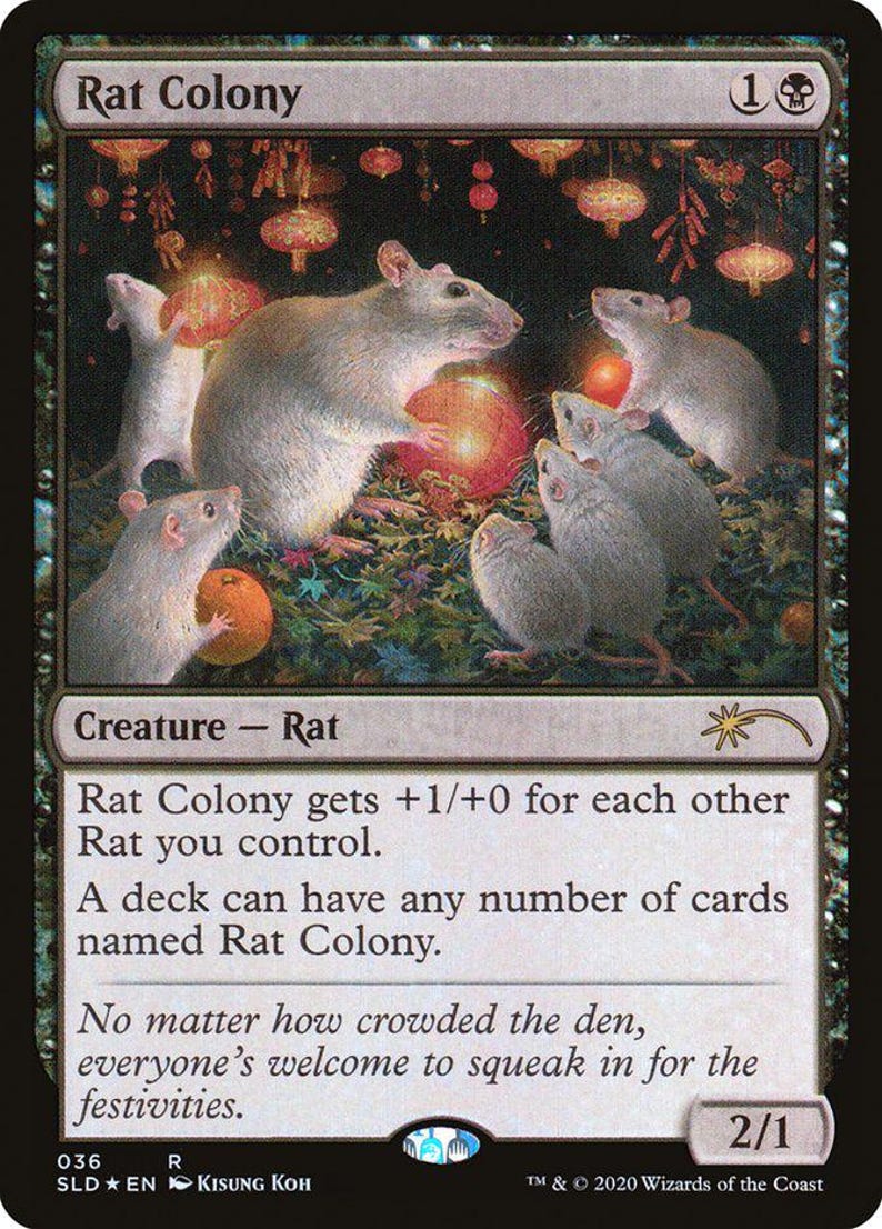 Custom TCG Card Rat Colony - Proxy, Sleeve Ready! - Etsy