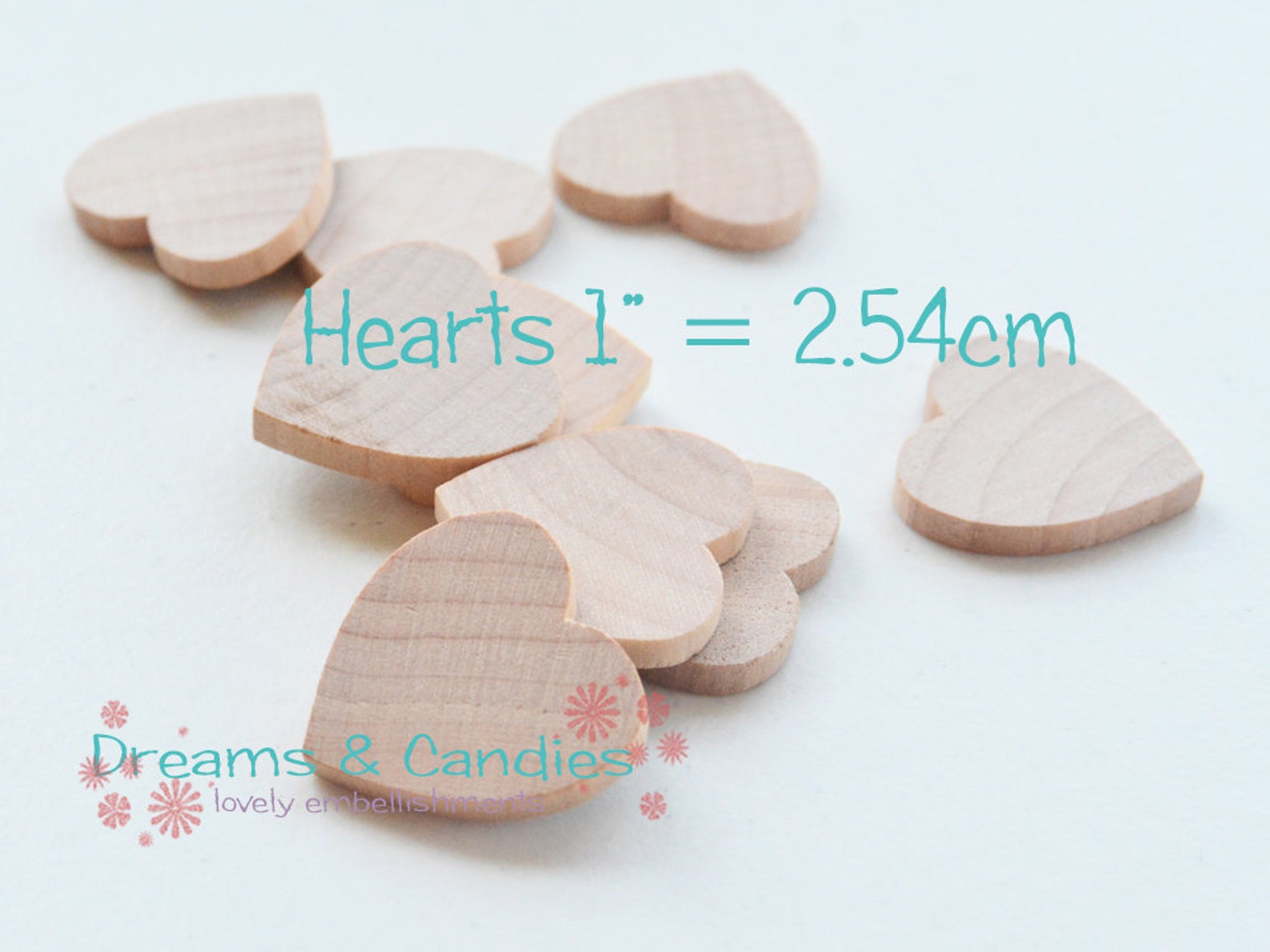 25 Miniature Wooden Hearts 1 small Wooden Hearts - Etsy