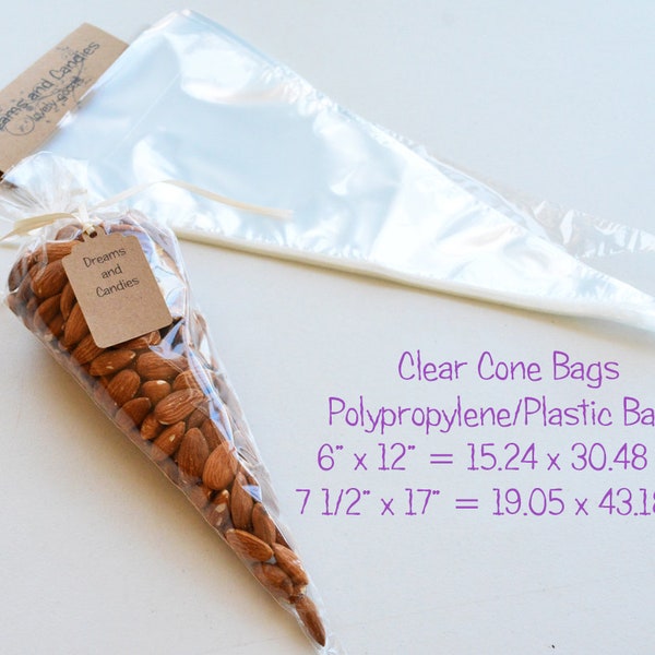 Cone Shaped Candy Bags - Etsy