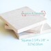 25 Unfinished Wooden Square 1 1/4" -small Wooden Squares -wooden ...
