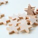 100 Miniature Wooden Stars 1 unfinished Wooden Stars unfinished Wooden ...