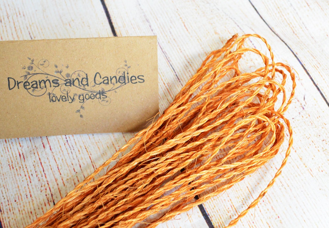 5 Yd Sisal Twine 2 Ply copper Color Sisal Twine brownish Twine Cord ...