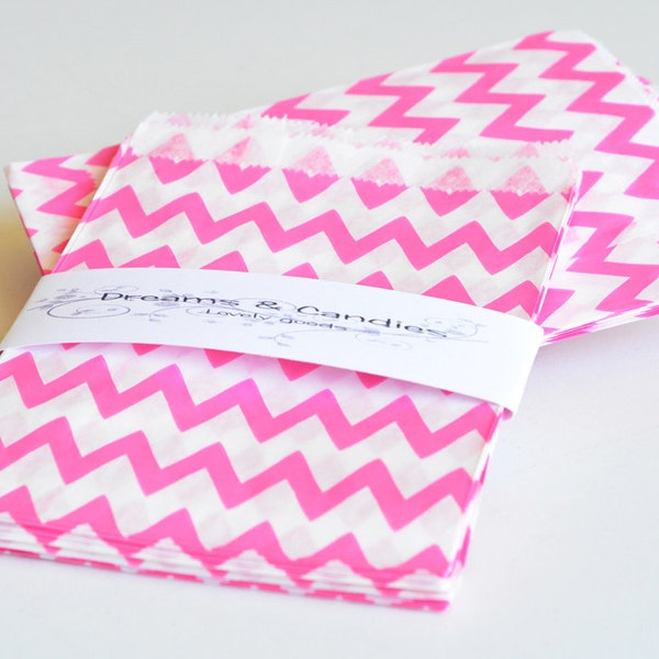 Candy Pink Chevron - Etsy