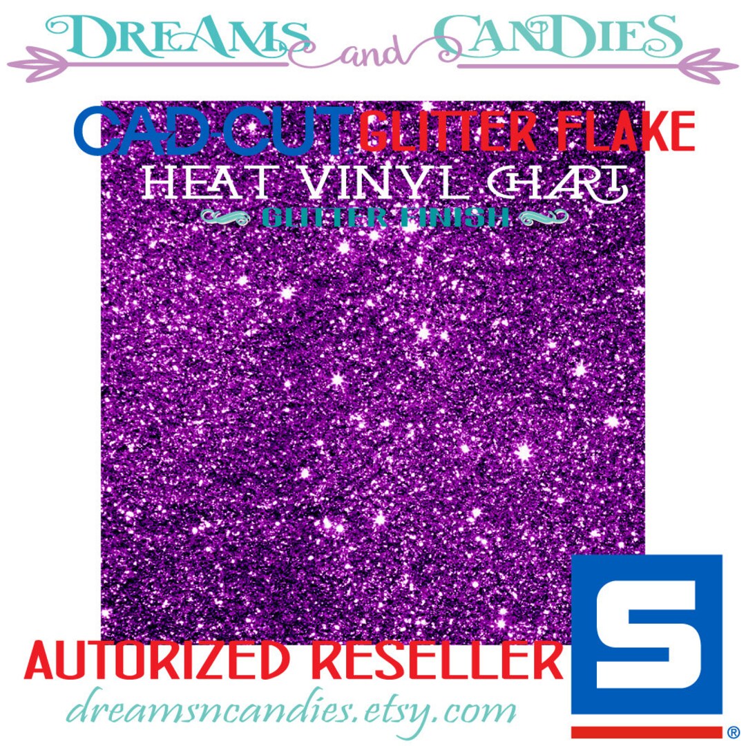 10x12 Purple Glitter Heat Transfer Vinyl glitter Flake HTV craft Iron ...