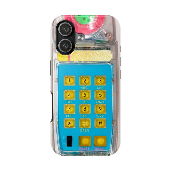 90s Clear Telephone - Etsy