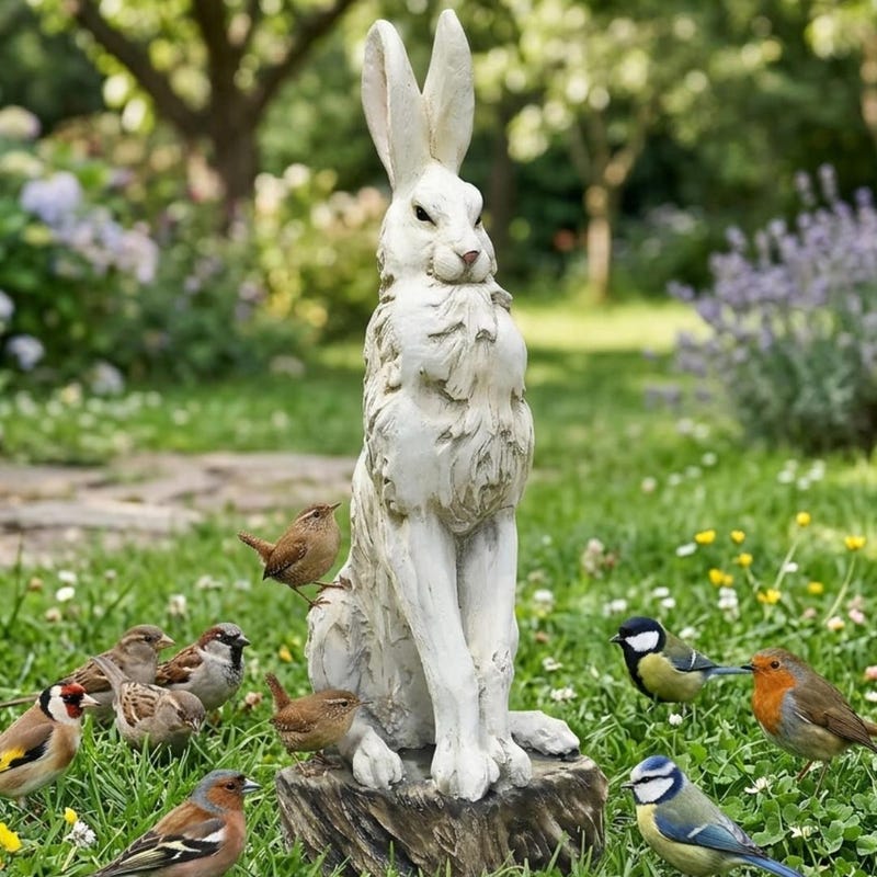 Tall Hare Statues - Etsy