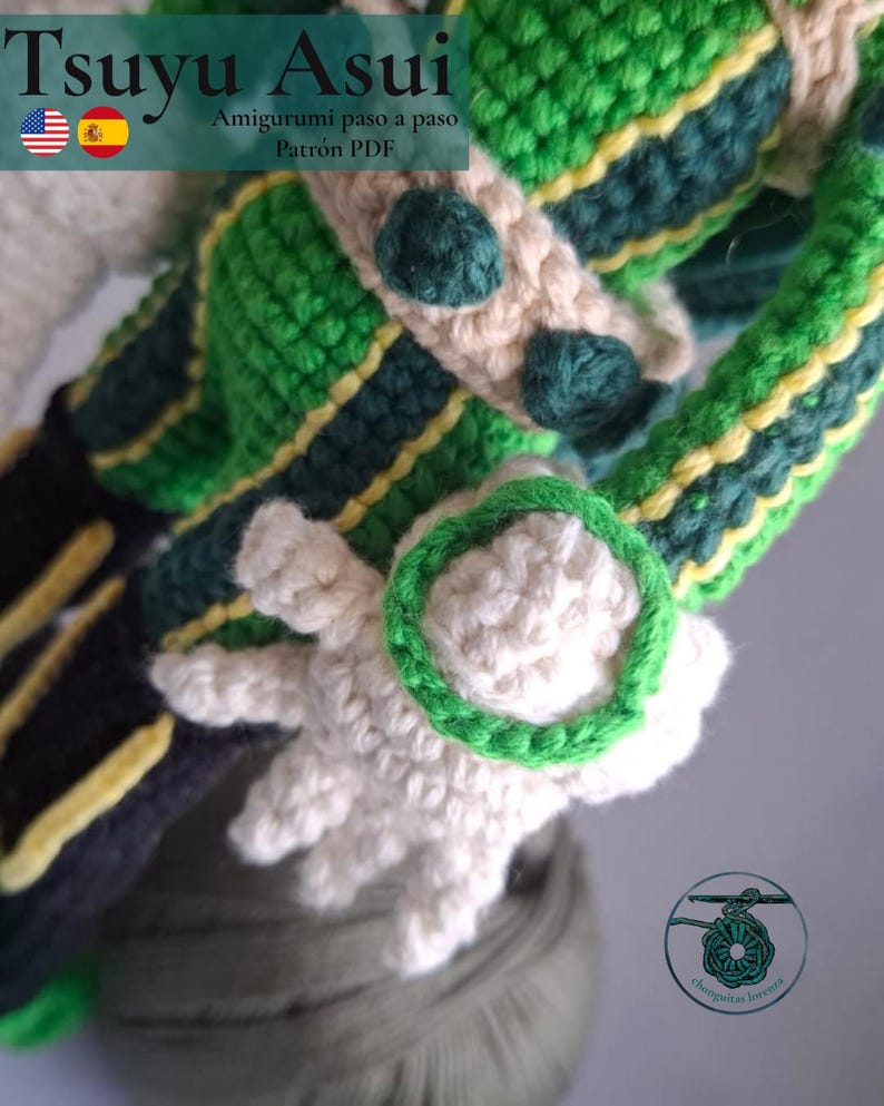 Tsuyu Asui Froppy Digital Pattern in English and Spanish Step by Step ...