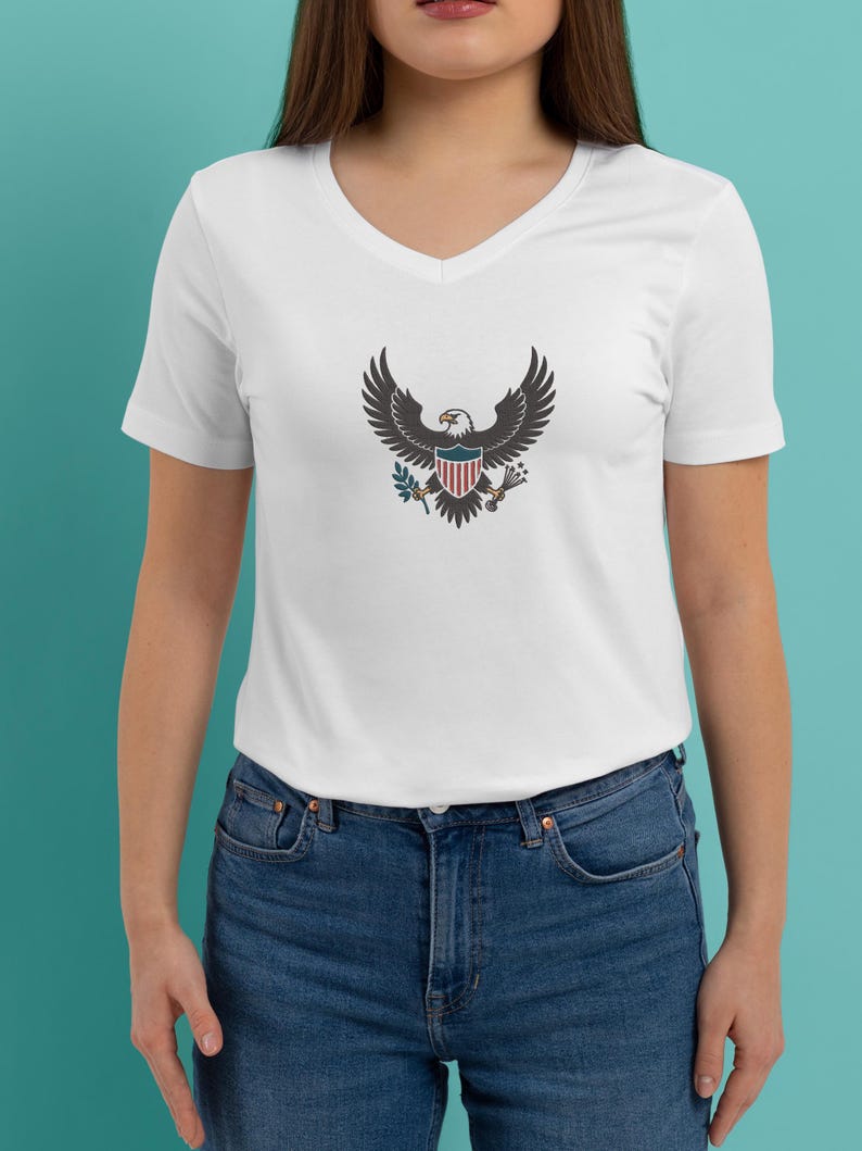 American Eagle Embroidery Design Bundle, Patriotic USA Flag Eagle ...