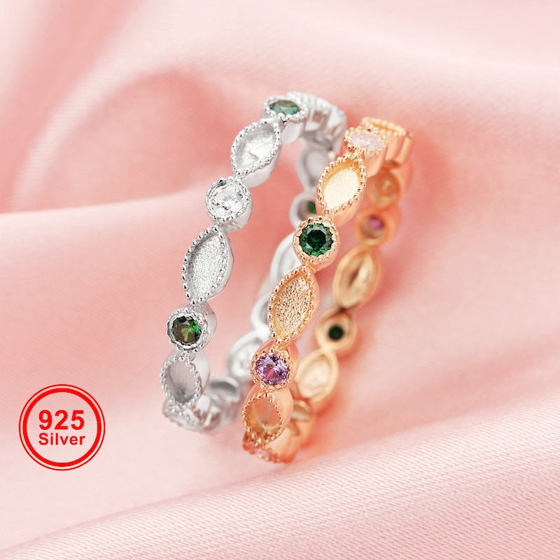 Ring Stack Color - Etsy