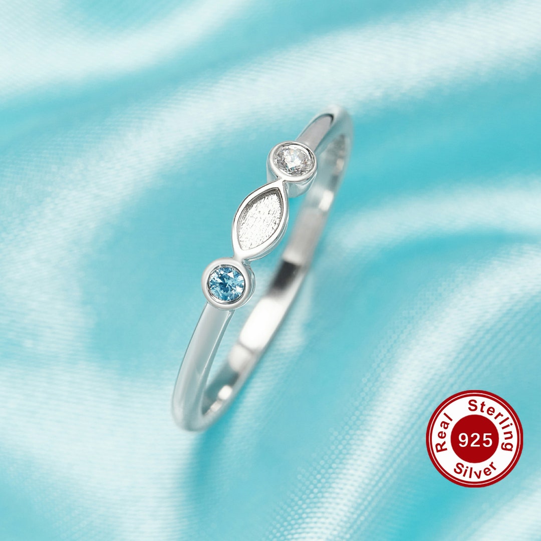 Keepsake Mother Milk Resin 2x4mm Marquise Bezel Birthstone Ring ...