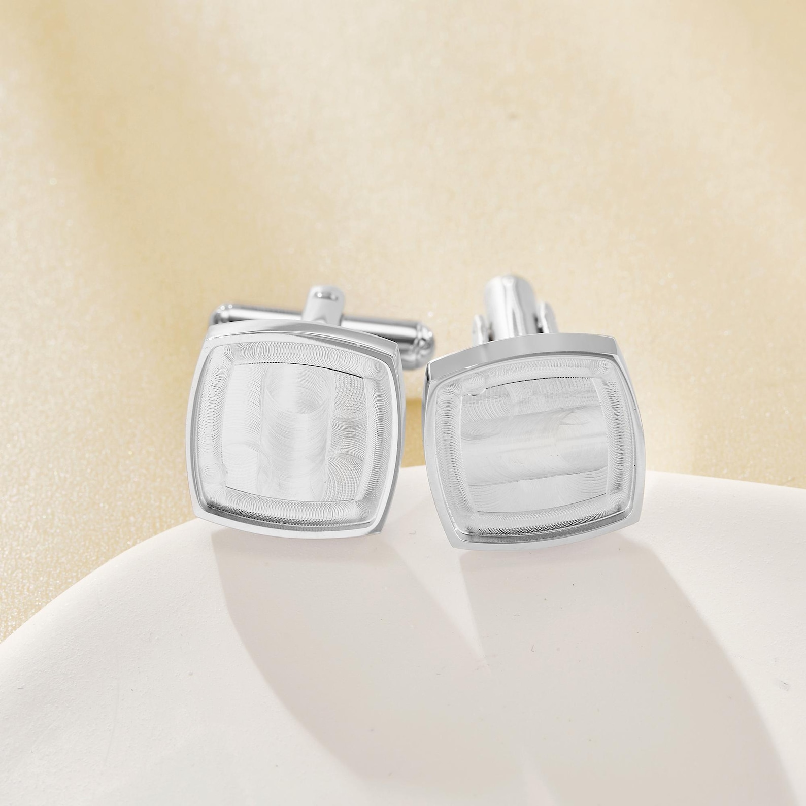 Cushion Square Stainless Steel Cuff Links Bezel Settings,customized DIY ...