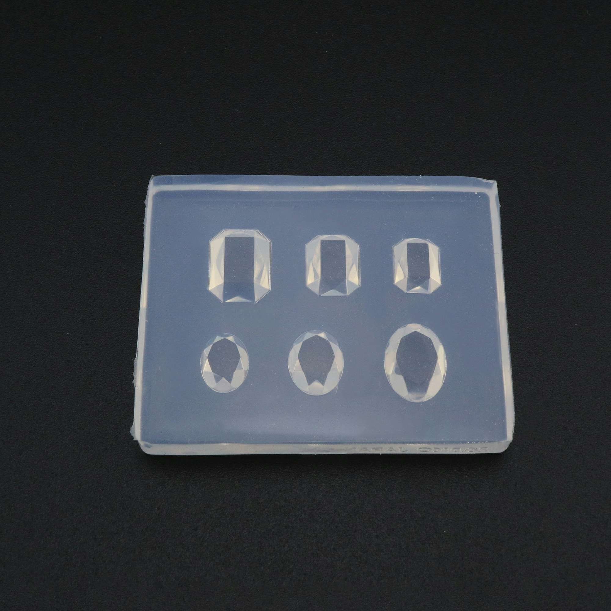 Facted Oval Rectangle Breast Milk Cabochon Silicone Mold Epoxy - Etsy