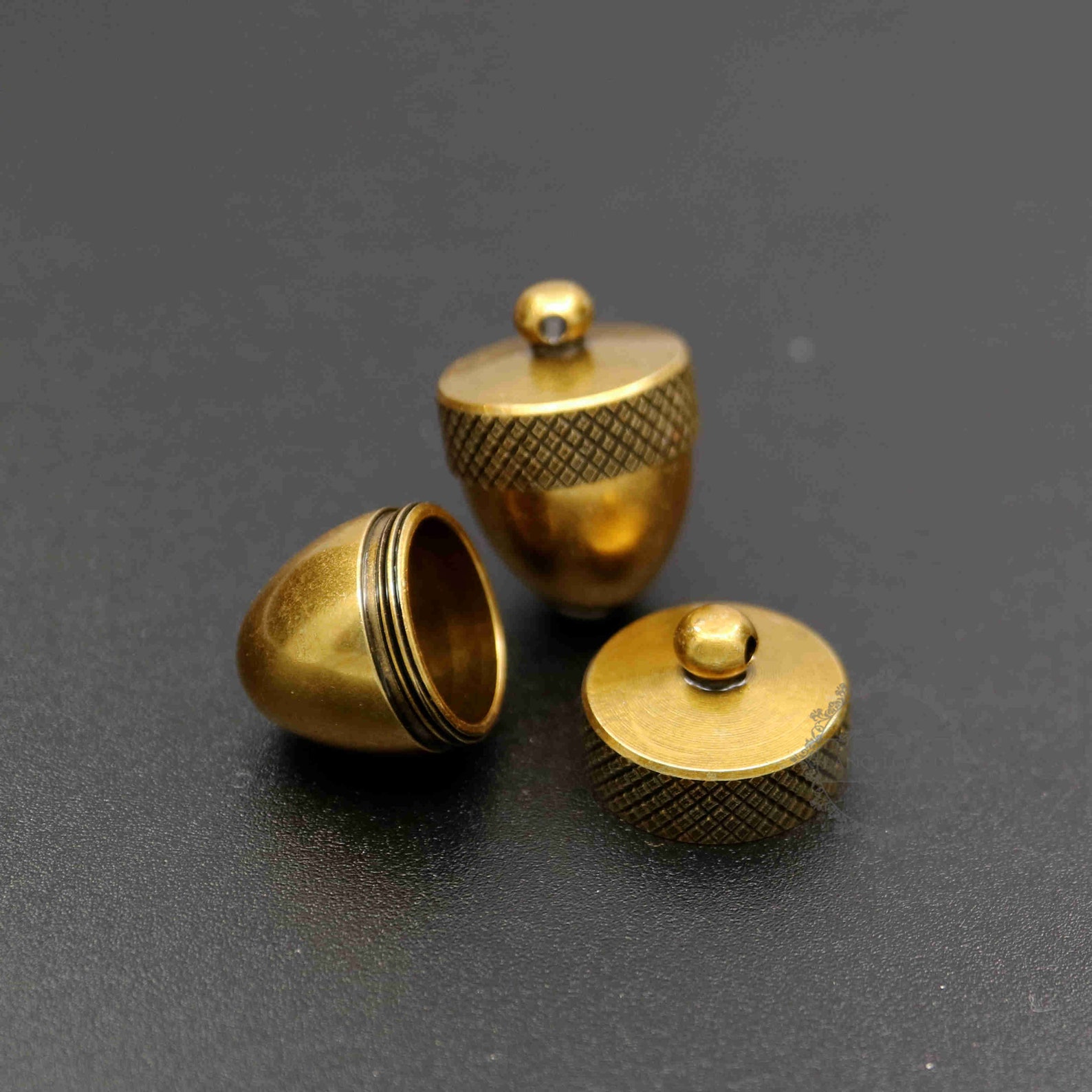 20x25mm Vintage Style Raw Brass Antiqued Silver Bronze Acorn - Etsy