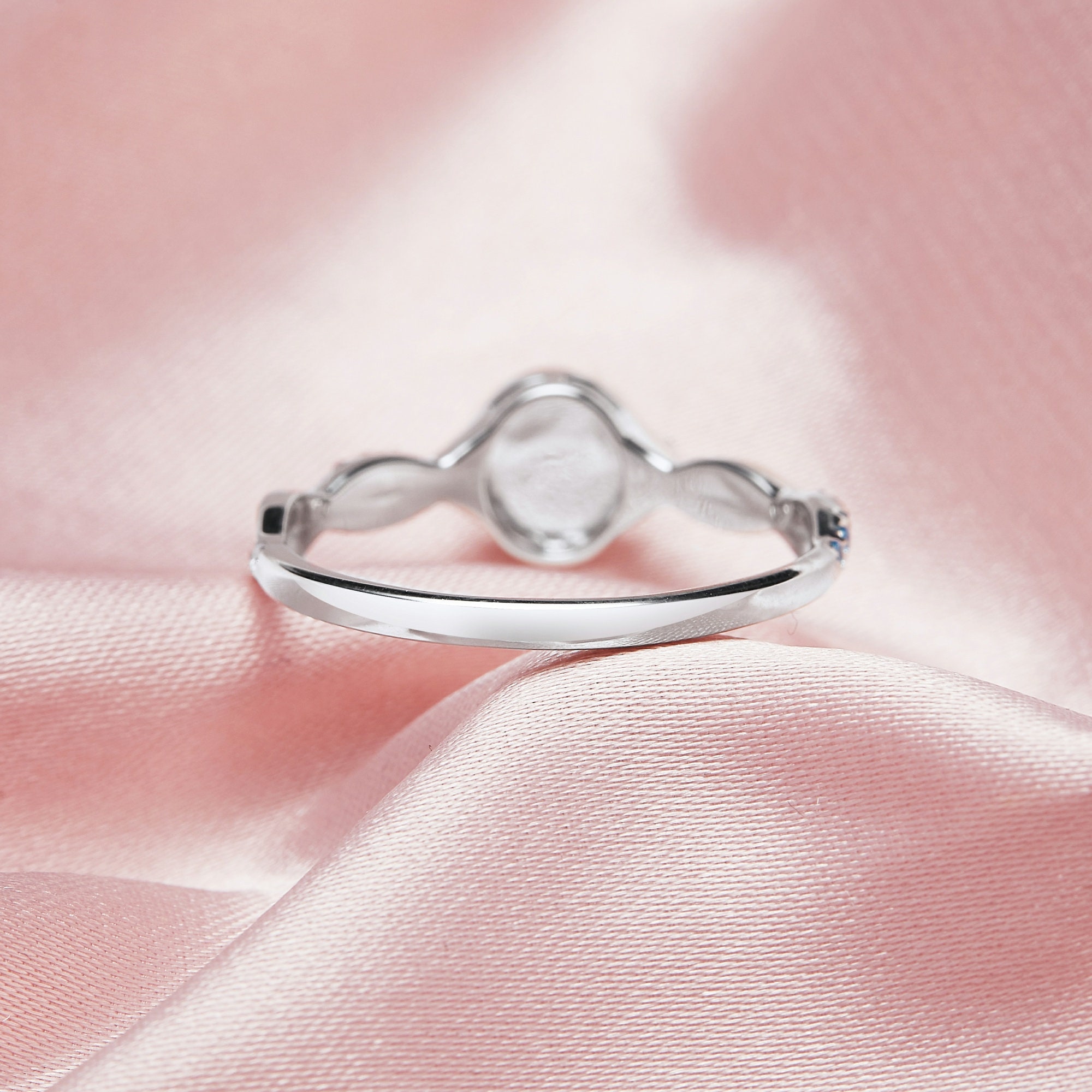 Keepsake Mother Milk Resin Round Ring Settings,solid Back 925 Sterling ...