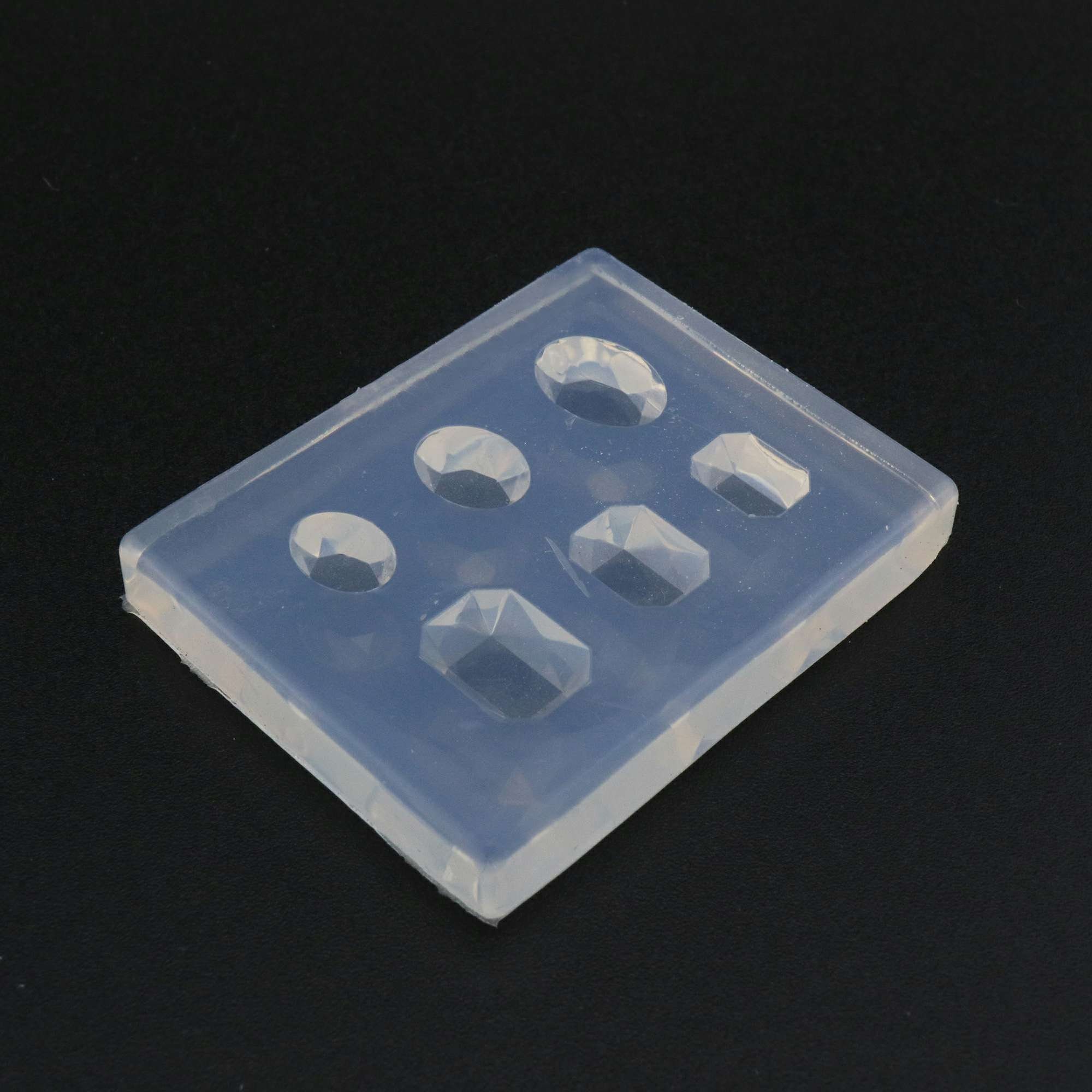 Facted Oval Rectangle Breast Milk Cabochon Silicone Mold Epoxy - Etsy