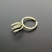 5pcs 15MM Long Prong Irregular Stone Adjutable Brass Ring Settings DIY ...