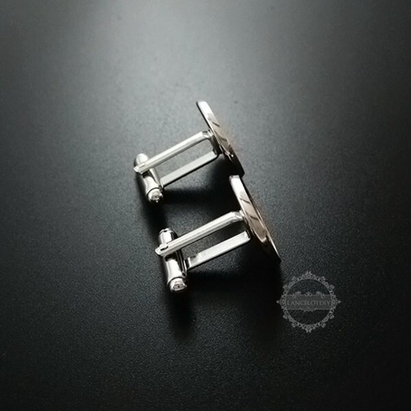 10pcs 16MM Rhodiumn Plated Brass Round French Cuff Links - Etsy