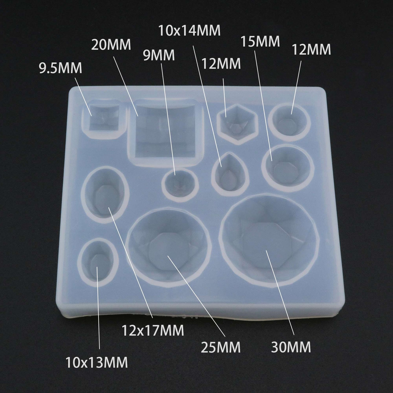 Assortment Shape Breast Milk Cabochon Silicone Mold Epoxy | Etsy