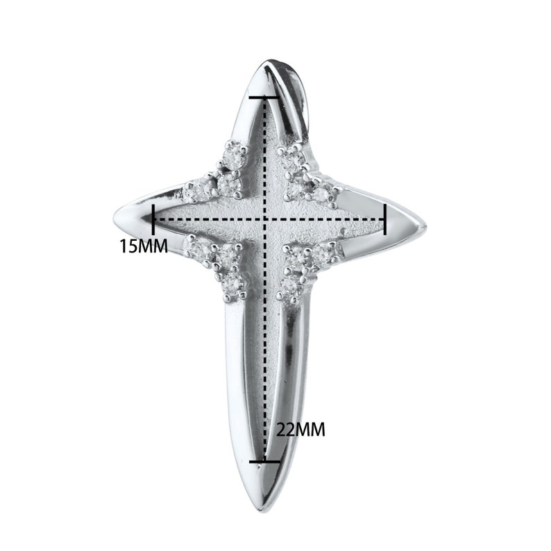 Keepsake Mother Milk Resin Cross Pendant Blank Bezel Settings Memory ...