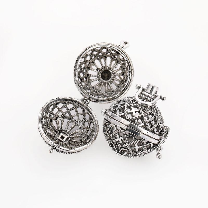 Ball Locket Necklace - Etsy