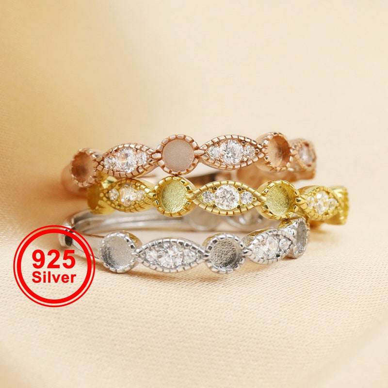 Deco Cz Rings - Etsy