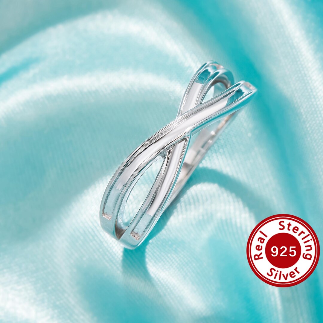 1MM Channel Keepsake Breast Milk Resin Channel Ring Settings,infinity Solid Back Solid 925 ...