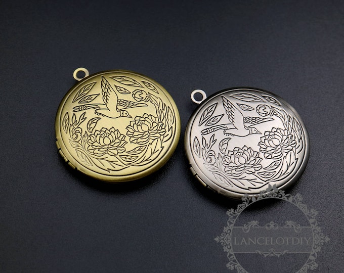 5pcs 33MM Vintage Style Victorian Filigree Antiqued - Etsy