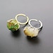 5pcs 15MM Long Prong Irregular Stone Adjutable Brass Ring Settings DIY ...