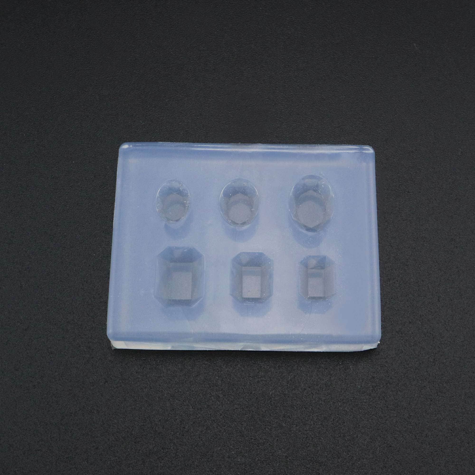Facted Oval Rectangle Breast Milk Cabochon Silicone Mold Epoxy - Etsy
