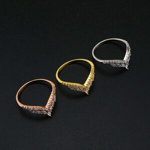 1pcs Rose Gold Plated Solid 925 Sterling Silver DIY Adjustable ...