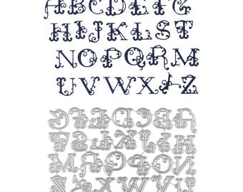 Ornate letters | Etsy