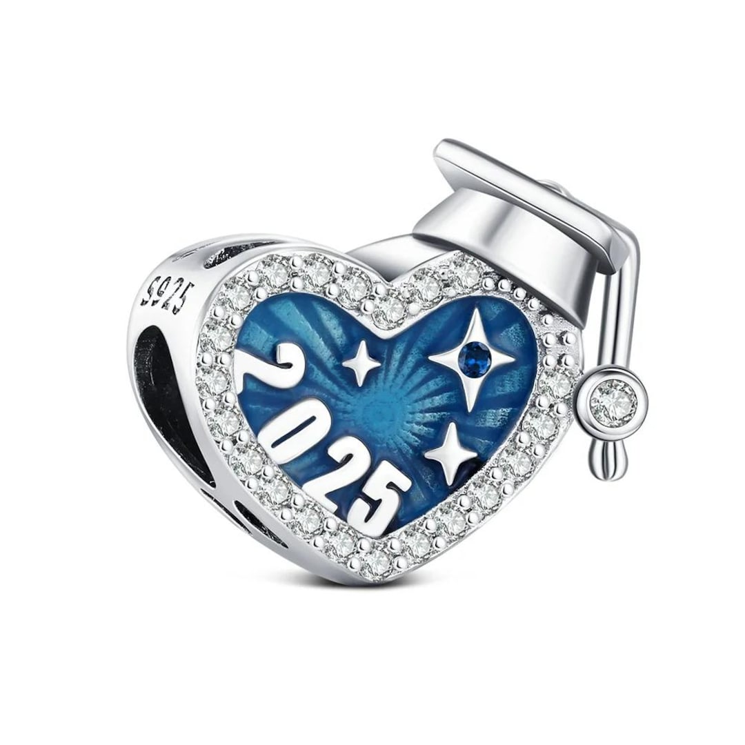 Class of 2025 Graduation Charm 925 Sterling Silver Fits Pandora ...